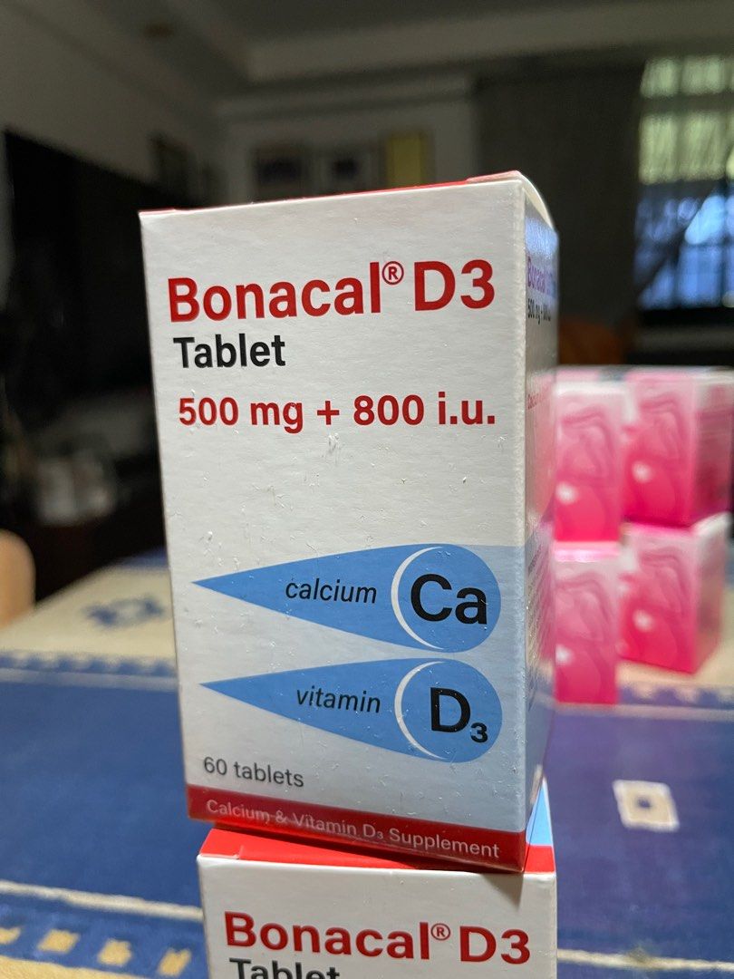 Bonacal D3 calcium vitamin d3 supplement, Health & Nutrition, Health ...