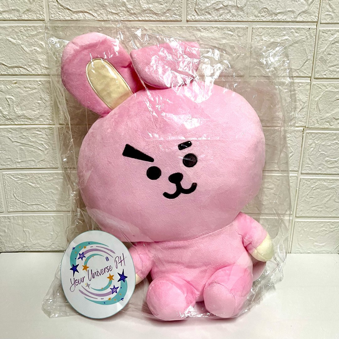 BT21 Cooky Basic Sitting Plush Large, Hobbies & Toys, Memorabilia & Collectibles, K-Wave on ...