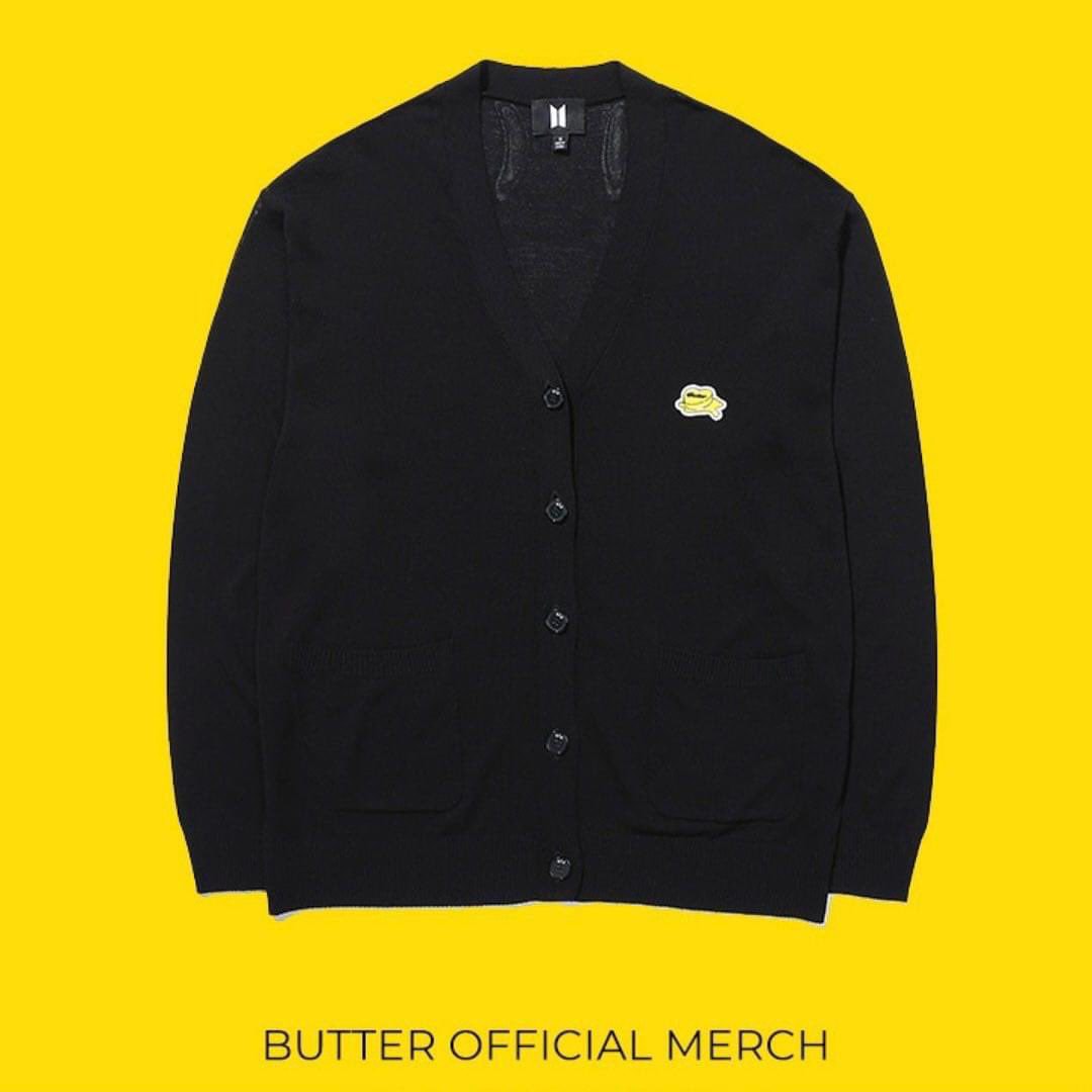 BTS BUTTER CARDIGAN, Hobbies & Toys, Memorabilia & Collectibles, K-Wave ...