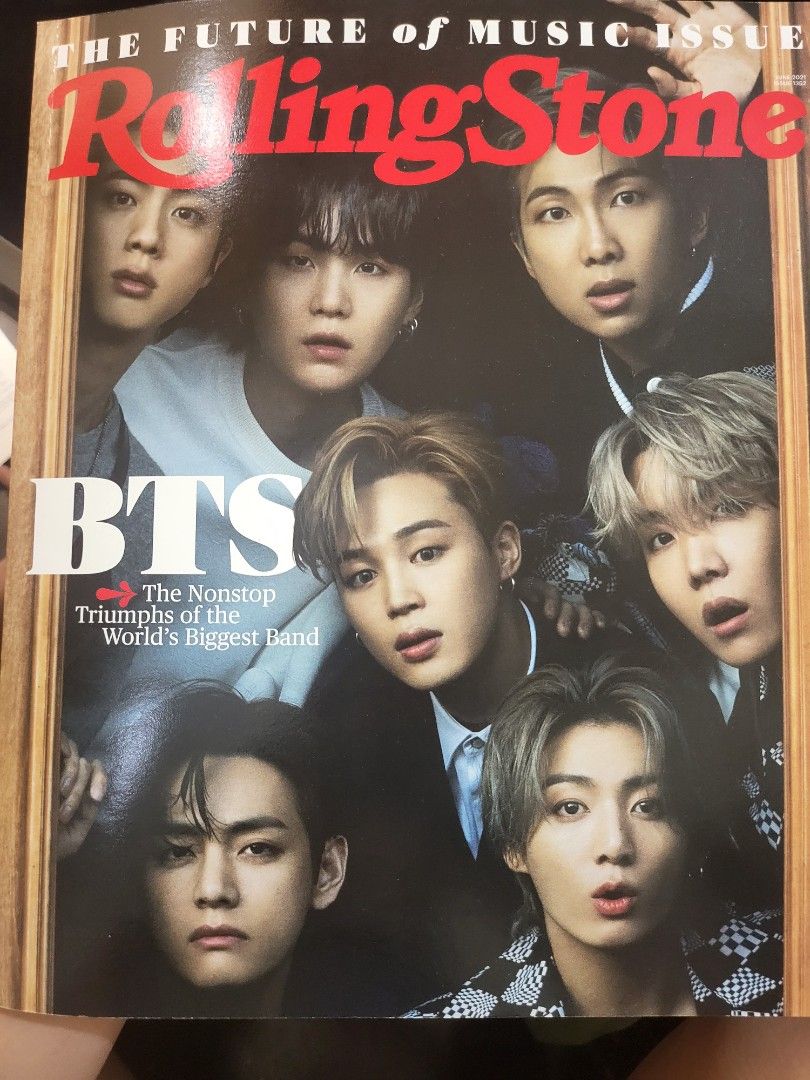 BTS Rolling Stone, Hobbies & Toys, Books & Magazines, Magazines on ...