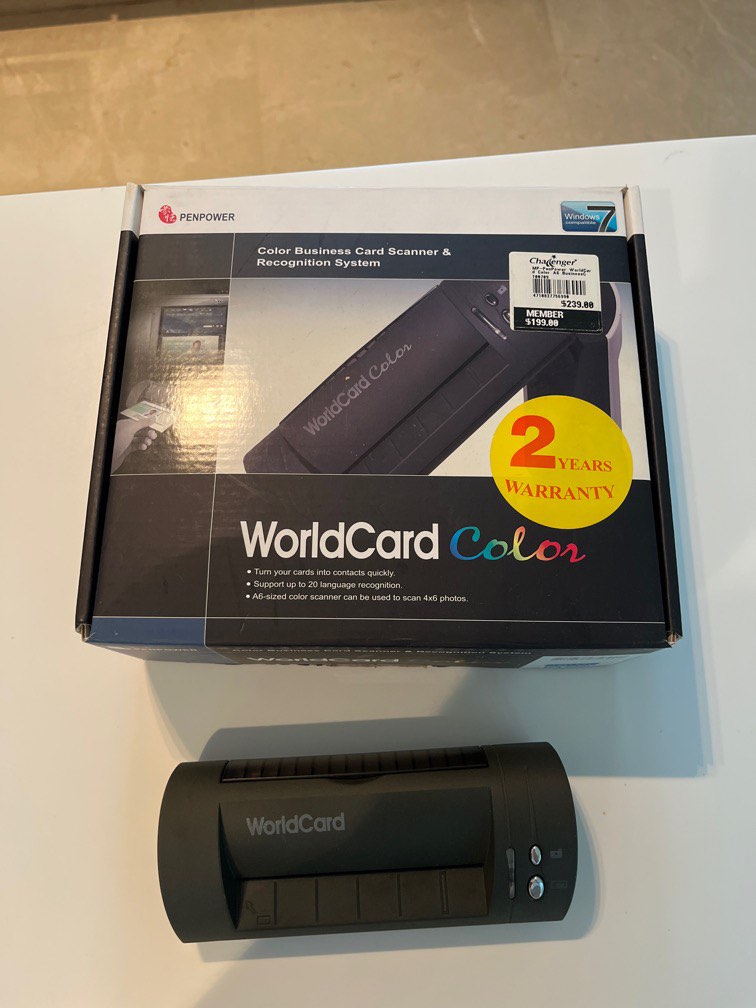 Business card scanner Worldcard Color, Computers & Tech, Printers ...