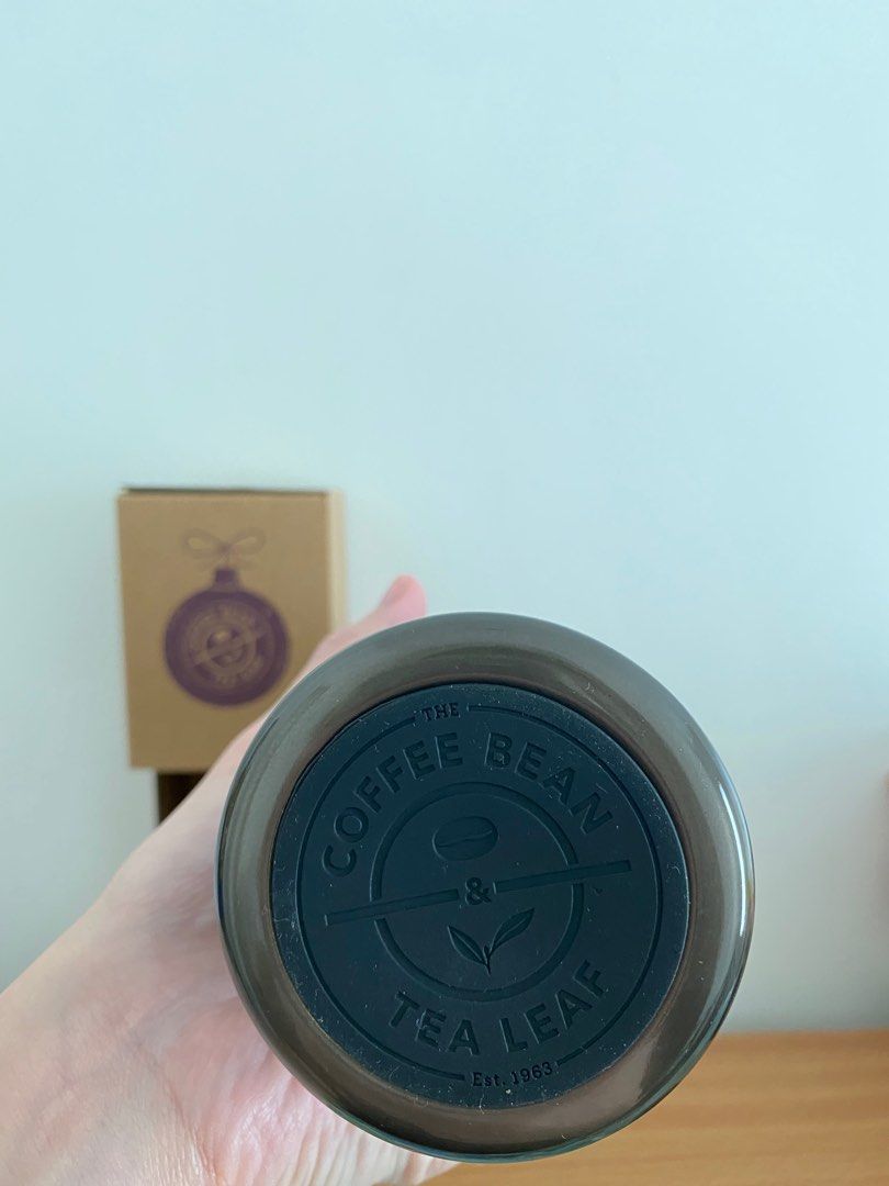 CBTL Coffee Bean & Tea Leaf Meteor silver holiday water tumbler ...