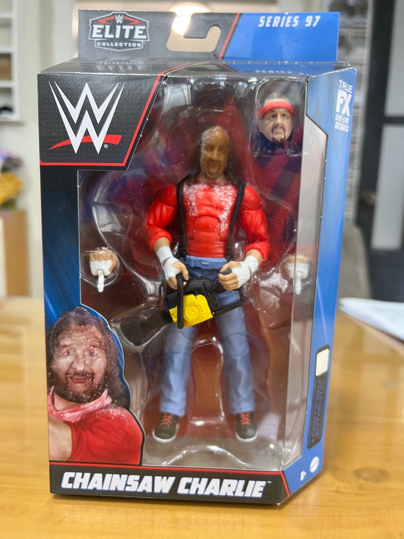Chainsaw Charlie: Wwe Elite 97, Hobbies & Toys, Toys & Games on Carousell