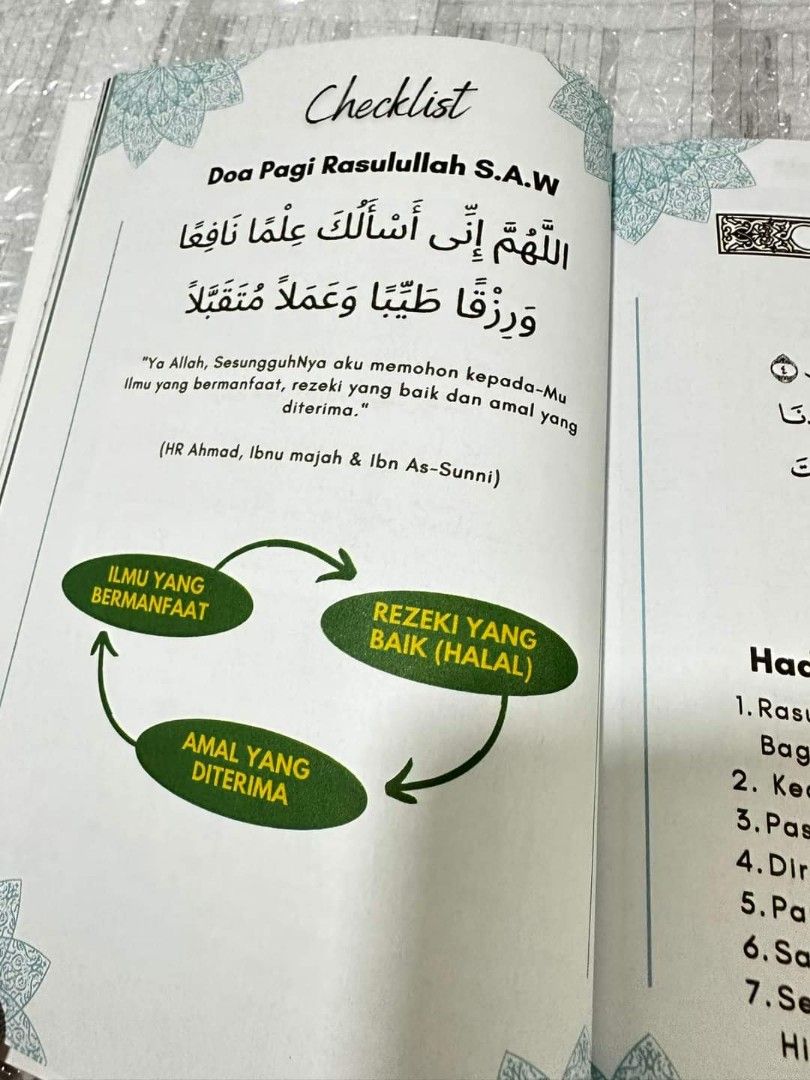 CHECKLIST AMALAN REZEKI BY PUAN SAIRA, Hobbies & Toys, Books ...