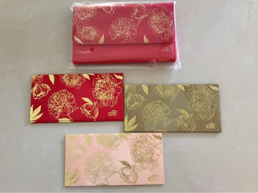 Citigold pouch/ang Pow red packets 2023, 2021, Hobbies & Toys ...