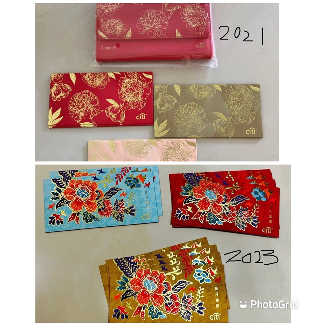 Citigold pouch/ang Pow red packets 2023, 2021, Hobbies & Toys ...