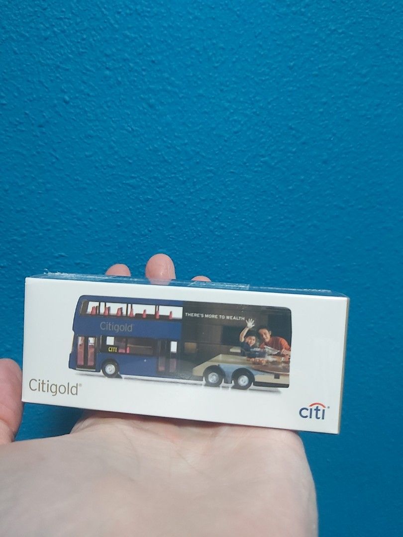 限量雙層巴士模型citigold double decker bus unique collection, 興趣及遊戲, 玩具 & 遊戲類 ...