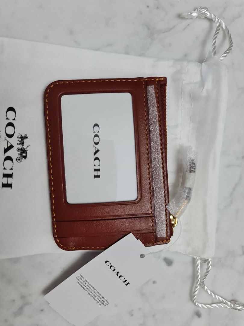 Coach Mini Skinny ID, Women's Fashion, Bags & Wallets, Wallets & Card ...