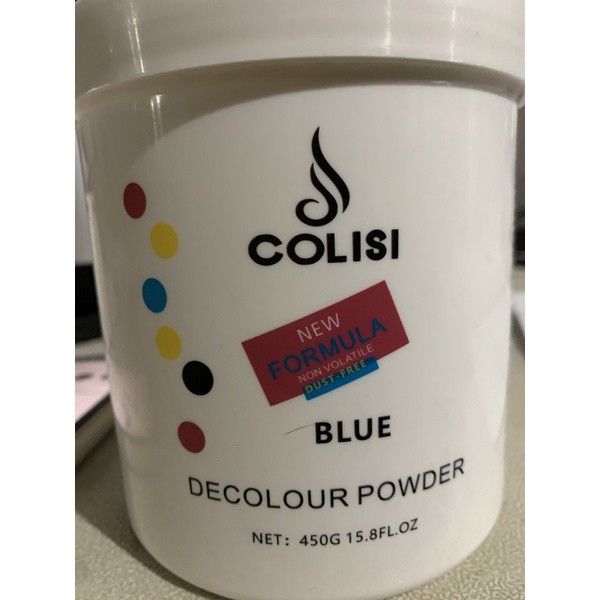 COLISI DECOLOUR POWDER Hair Bleaching Blue Powder 400g, Beauty ...
