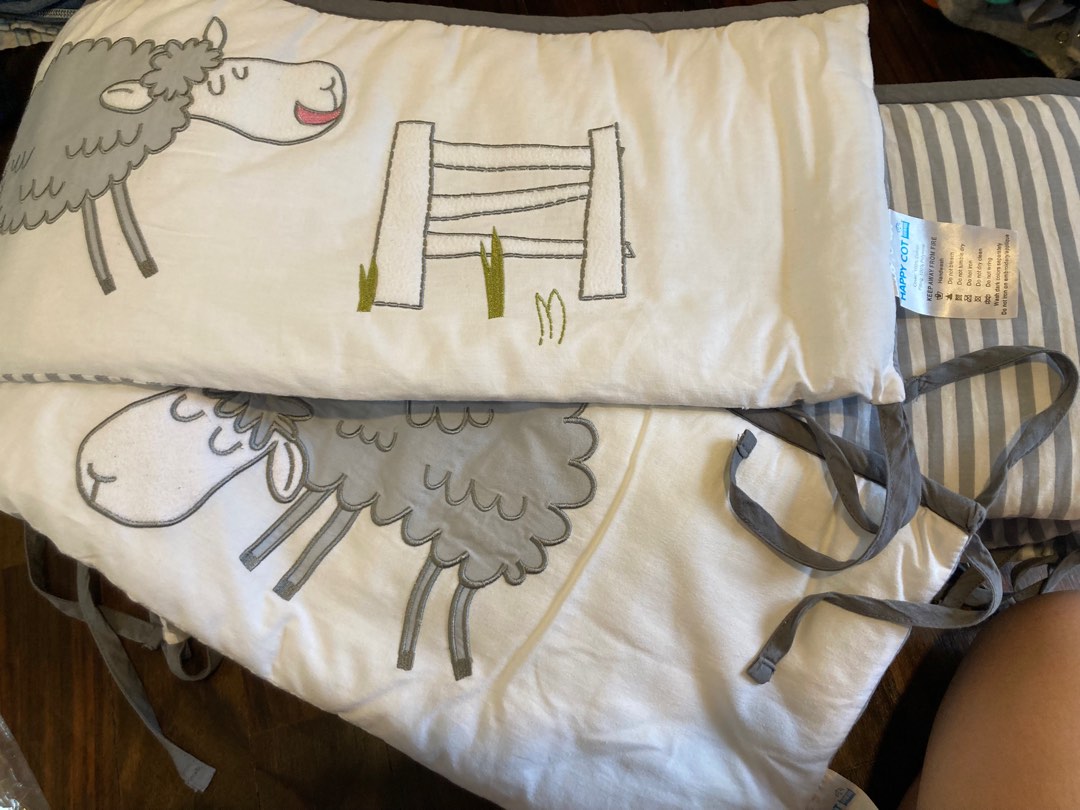 Cot bumper protector, Babies & Kids, Baby Nursery & Kids Furniture ...