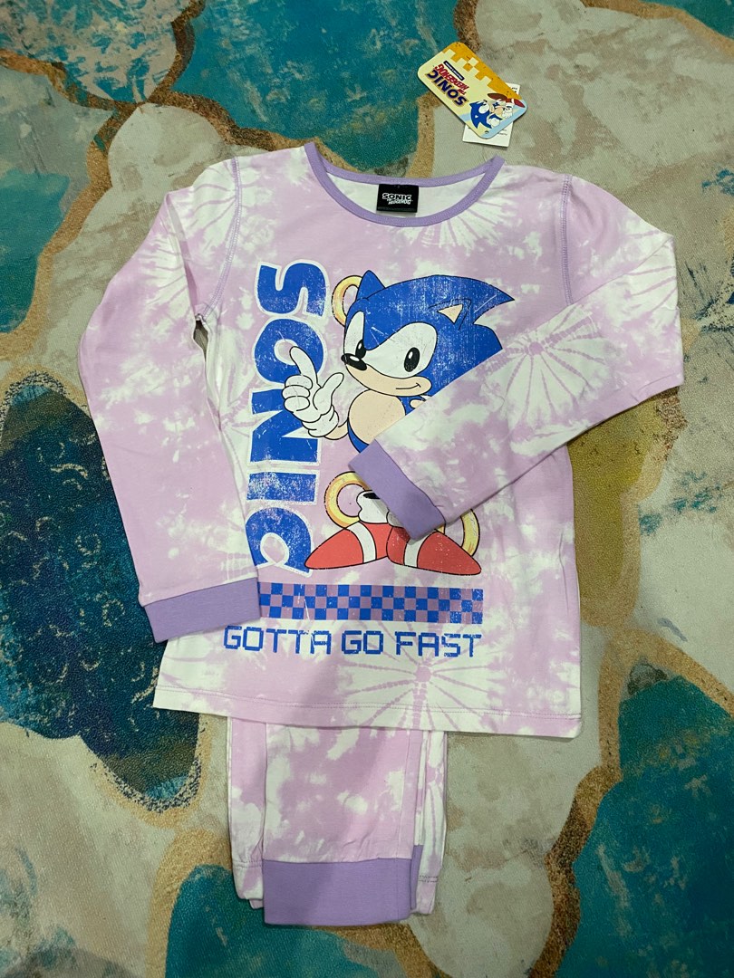 Cotton-On Kids PJ- Sonic The Hedgehog, Babies & Kids, Babies & Kids Fashion on Carousell