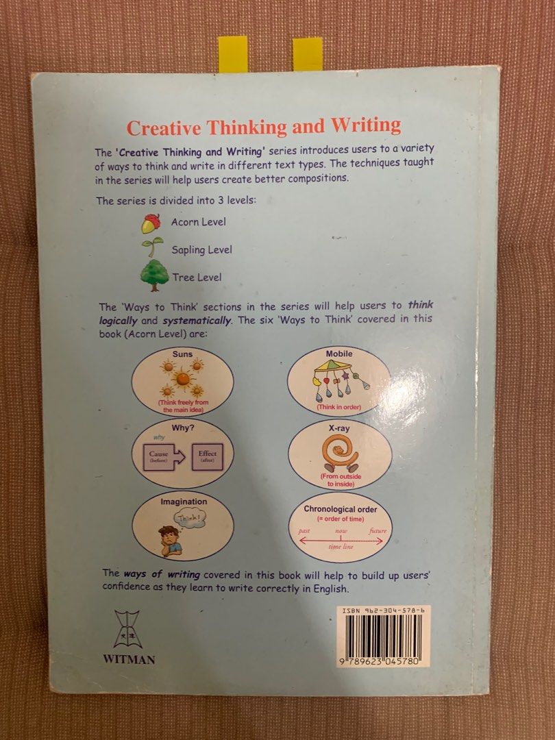 Creative Thinking and Writing 小學 英文作文練習, 興趣及遊戲, 書本 & 文具, 教科書 - Carousell