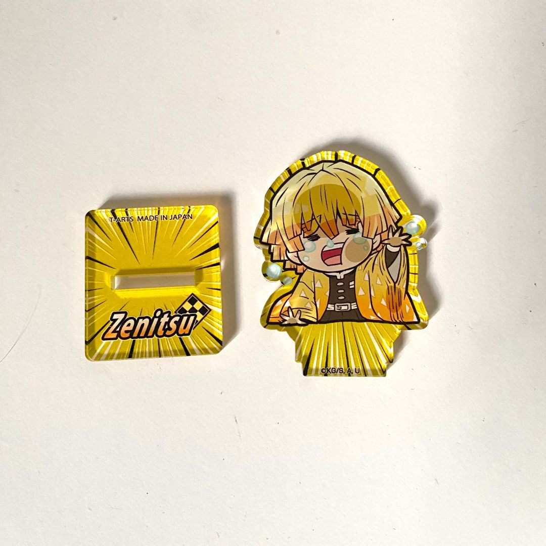 demon slayer zenitsu acrylic standee stand, Hobbies & Toys, Memorabilia ...