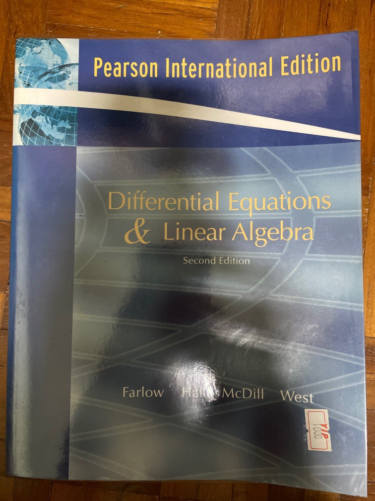 Differential Equations & Linear Algebra textbook, Hobbies & Toys, Books & Magazines, Textbooks ...