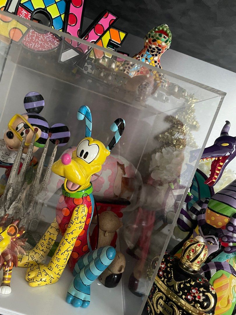 Disney by Britto Pluto Stone Resin Figurine, Hobbies & Toys ...