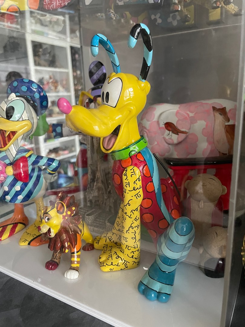Disney by Britto Pluto Stone Resin Figurine, Hobbies & Toys ...