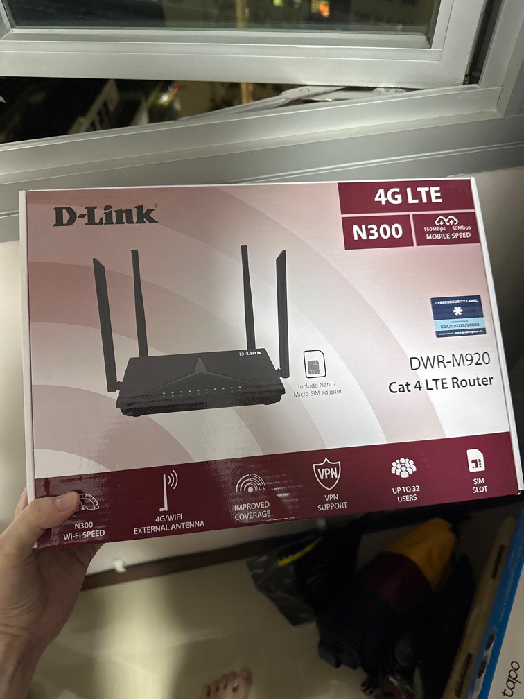 D-Link 4G LTE Router DWR-M920, Computers & Tech, Parts & Accessories ...