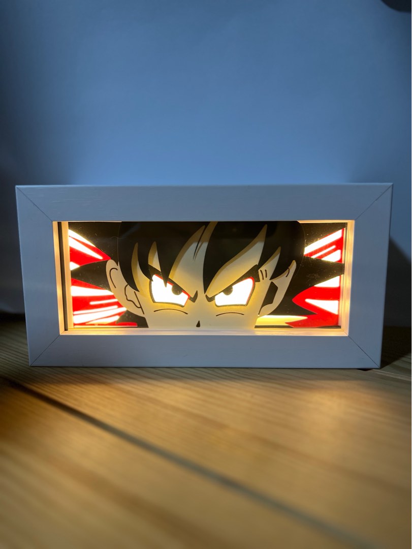 Dragon Ball Z Goku Table Light, Furniture & Home Living, Lighting ...