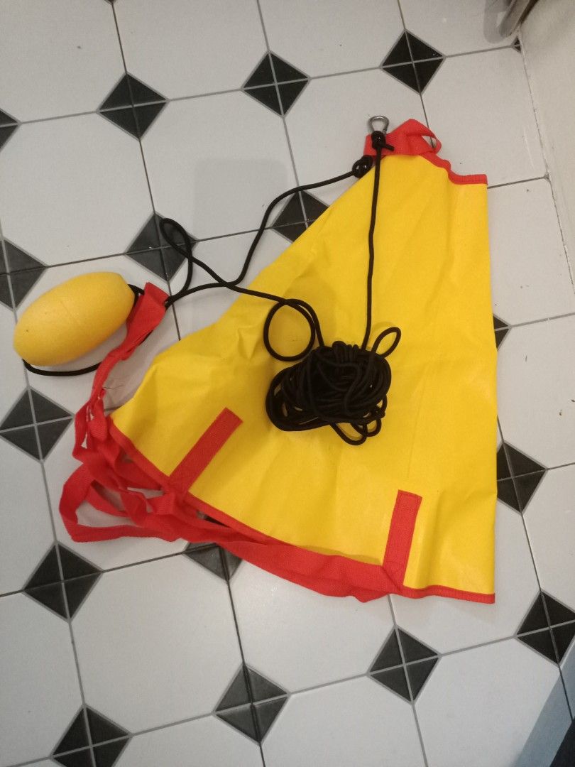 Drift parachute anchor for kayak, Sports Equipment, Fishing on Carousell