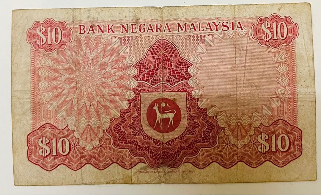 Duit Sa-puluh rm 10 lama (limited edition old malaysian money), Hobbies & Toys, Collectibles ...