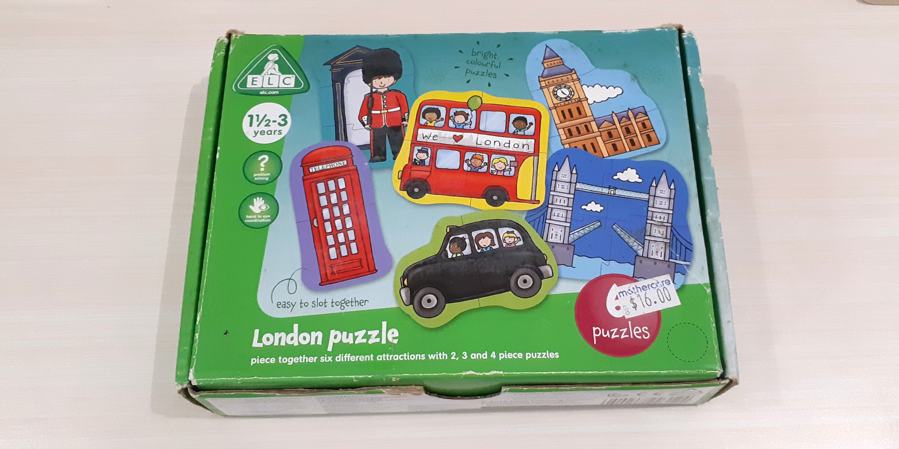 ELC London Puzzle 6in1, Toys & Collectibles, Mainan di Carousell