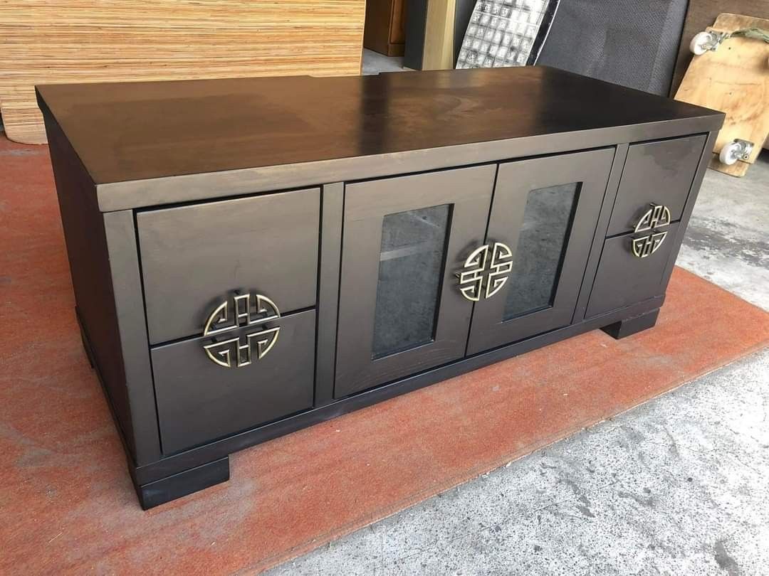 Elegant classic design tv rack / tv stand, Furniture & Home Living ...