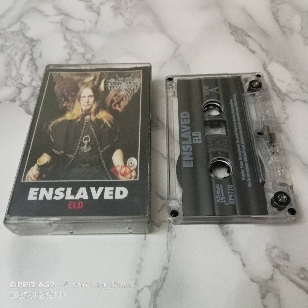 Enslaved 'Eld' Cassette, Hobbies & Toys, Music & Media, CDs & DVDs on ...