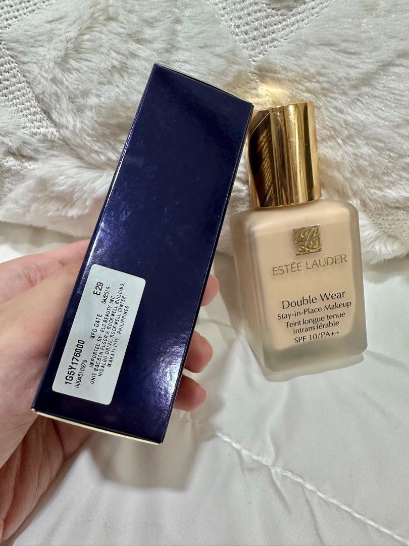 Estee Lauder Double Wear Foundation in Shade BONE 1W1, Beauty ...
