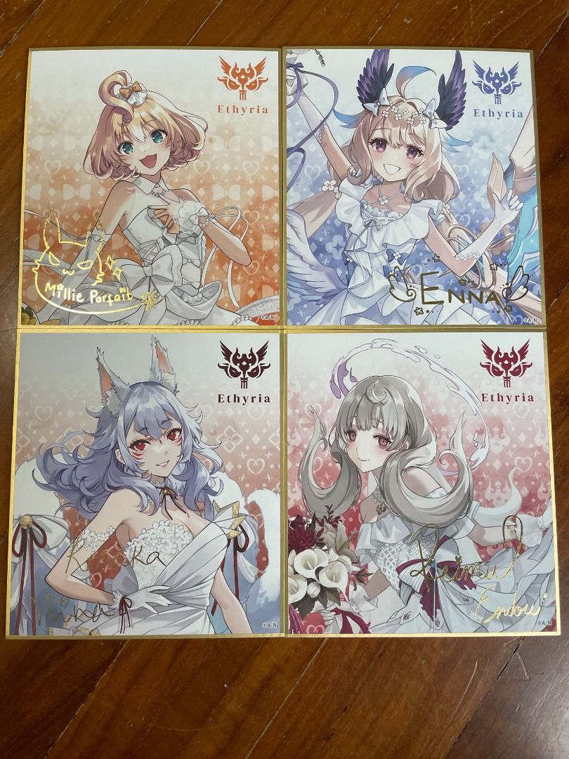 NIJISANJI Ethyria 1st Anniversary Random Mini Illustration Board ...