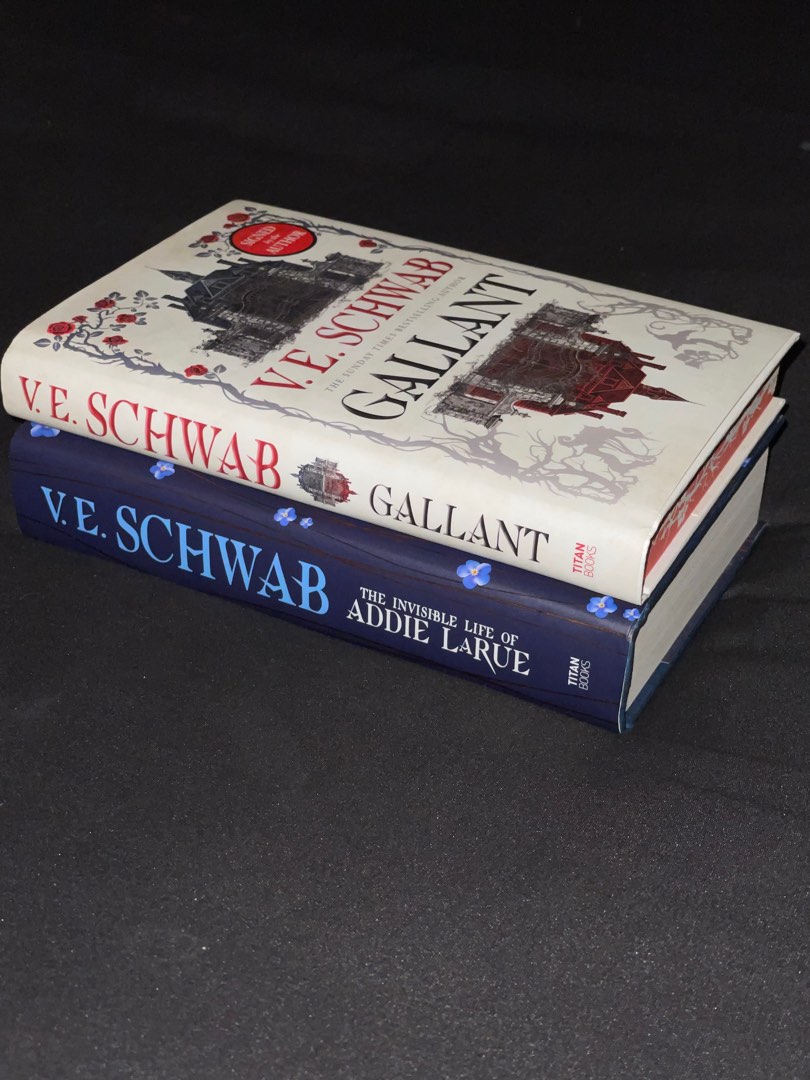 Exclusive Signed and Sprayed Edges Gallant and HB The Invisible Life of Addie Larue V. E. Schwab ...