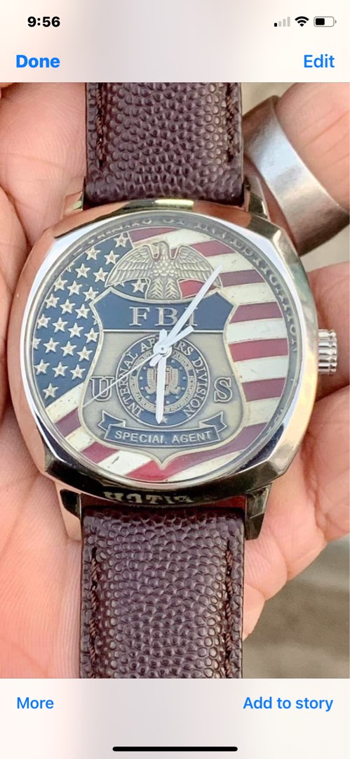 FBI WATCHES(US POLCE), Luxury, Watches on Carousell