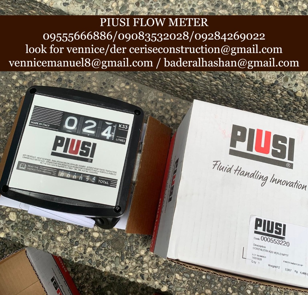 Flow meter, Commercial & Industrial, Industrial Equipment on Carousell