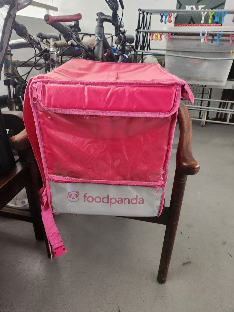Foodpanda delivery bag, Motorcycles, Motorcycle Accessories on Carousell
