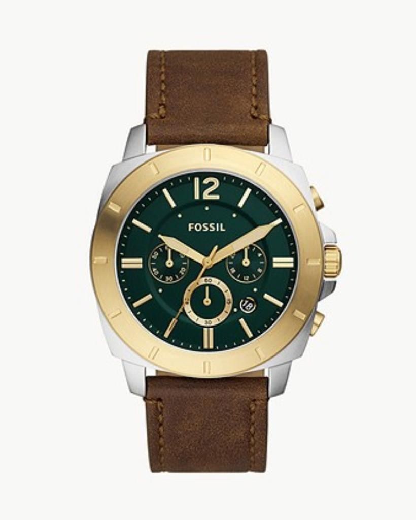 Fossil Privateer Chronograph Medium, Fesyen Pria, Jam Tangan di Carousell