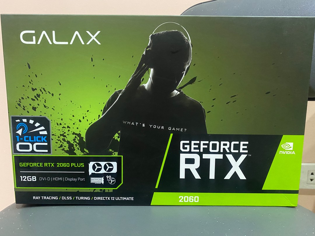 Galax GeForce RTX 2060 PLUS 12G, Computers & Tech, Parts & Accessories, Computer Parts on Carousell
