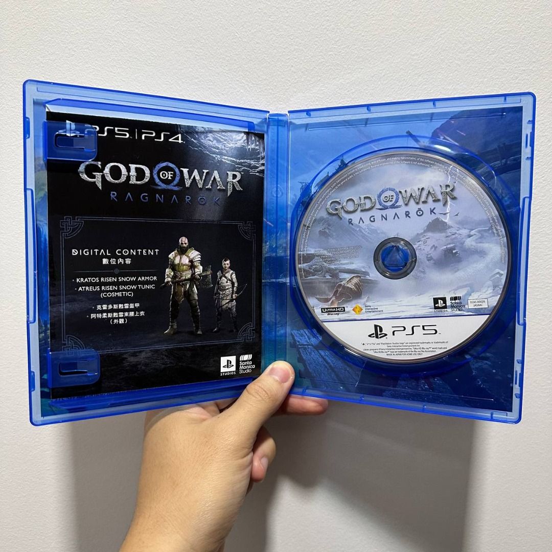 God Of War Ragnarok (GOW / GOWR) - PS5 BD / Blu-ray Disc, Video Gaming, Video Games, PlayStation ...