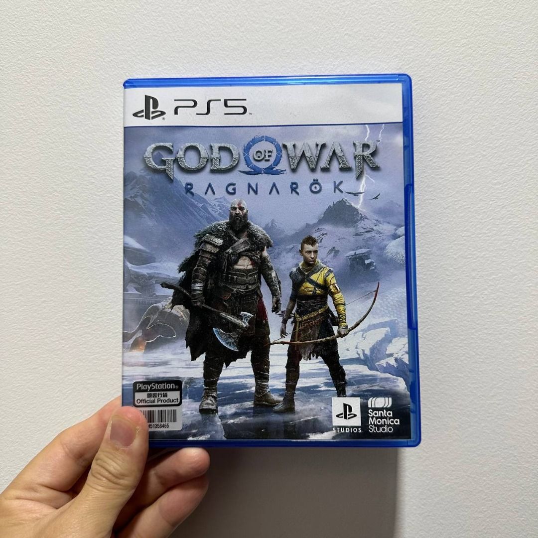 God Of War Ragnarok (GOW / GOWR) - PS5 BD / Blu-ray Disc, Video Gaming ...