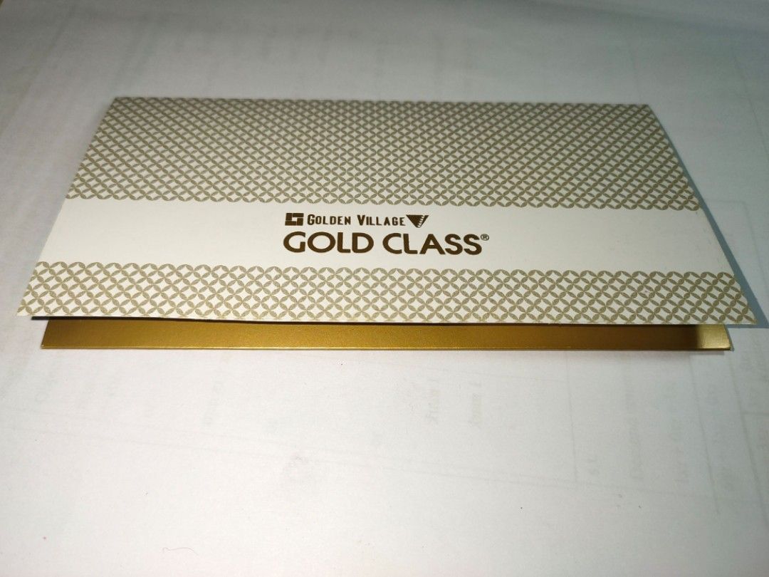 Golden Village Gold Class, Tickets & Vouchers, Event Tickets on Carousell