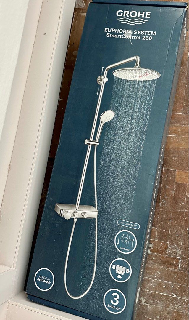 Grohe Euphoria System Smart Control 260, Furniture & Home Living, Bathroom & Kitchen Fixtures on ...