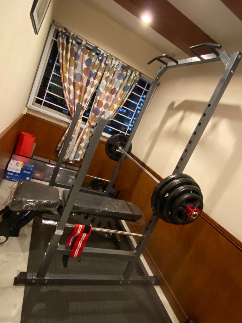 Gym set, Sports Equipment, Exercise & Fitness, Weights & Dumbbells on ...