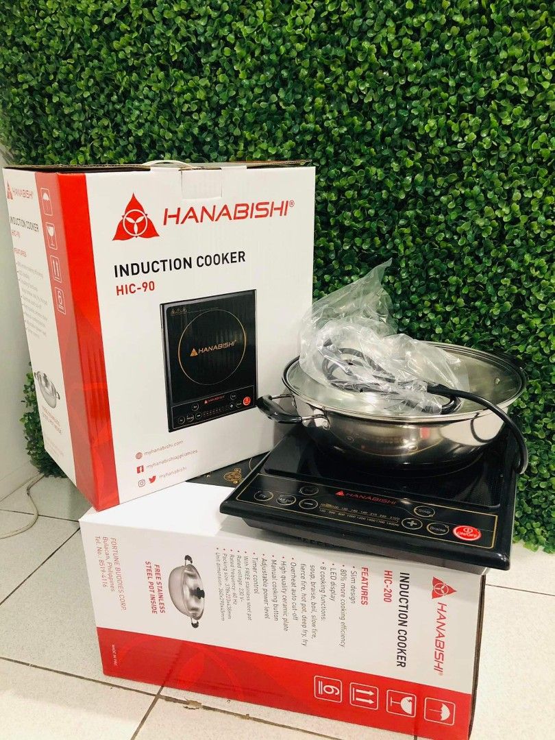 Hanabishi Induction Cooker Stove HIC-90, Furniture & Home Living ...