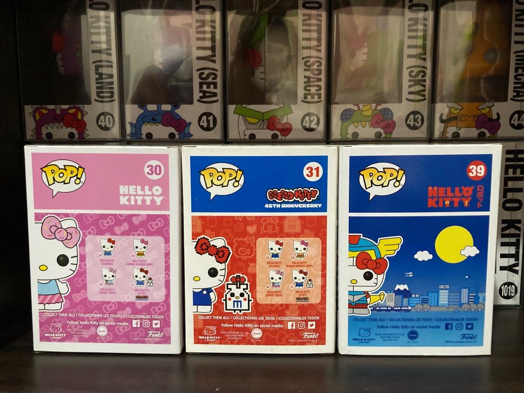 Hello Kitty Funko Pops, Hobbies & Toys, Toys & Games on Carousell