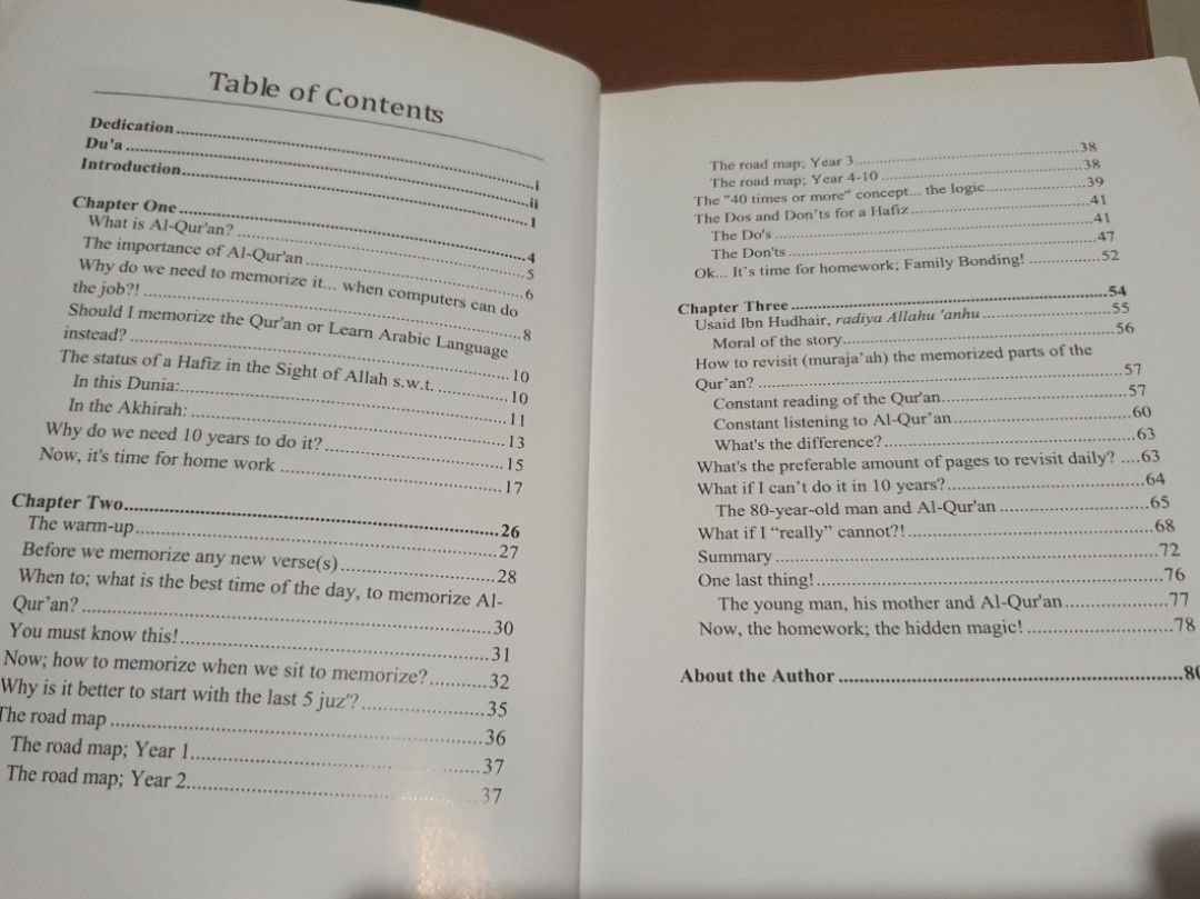 "How to Memorise the Qur'an on 10 years" Book, Hobbies & Toys, Books ...
