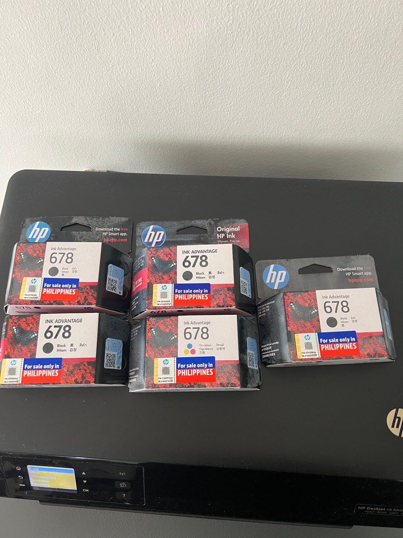 HP DESKJET 3545 with 5 FREE INK CARTRIDGES, Computers & Tech, Printers ...