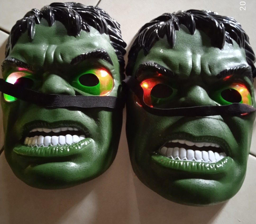 Hulk topeng, Hobbies & Toys, Toys & Games on Carousell