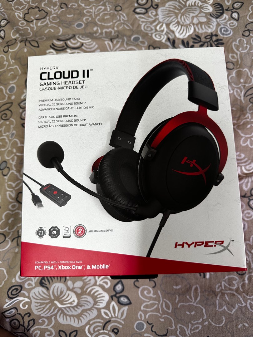 Hyper X Cloud II Gaming Headset, Audio, Headphones & Headsets on Carousell