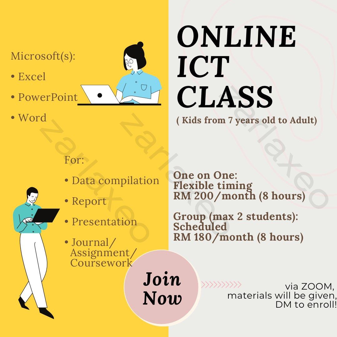 ICT Class, Services, Tuition on Carousell