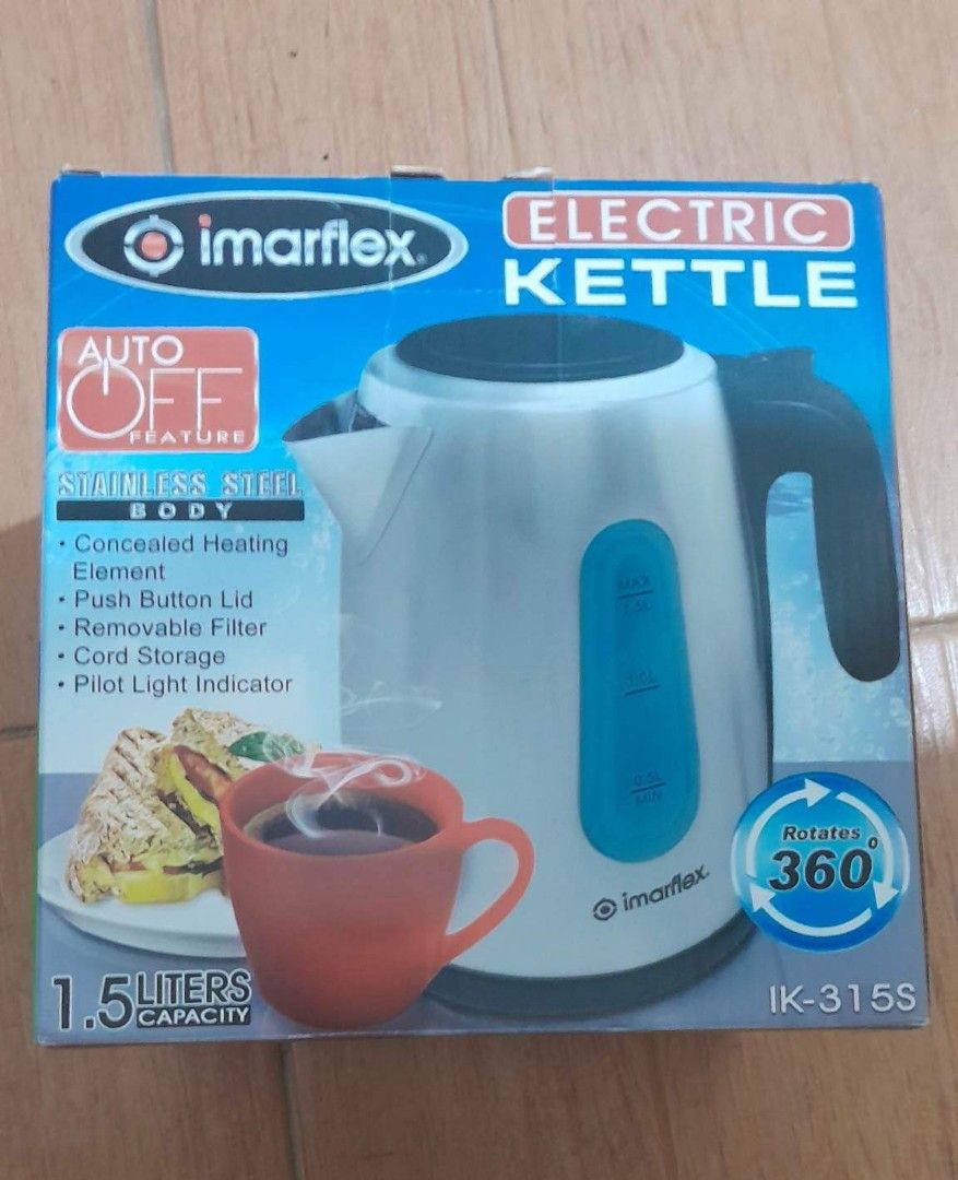 Imarflex electric kettle, TV & Home Appliances, Kitchen Appliances ...
