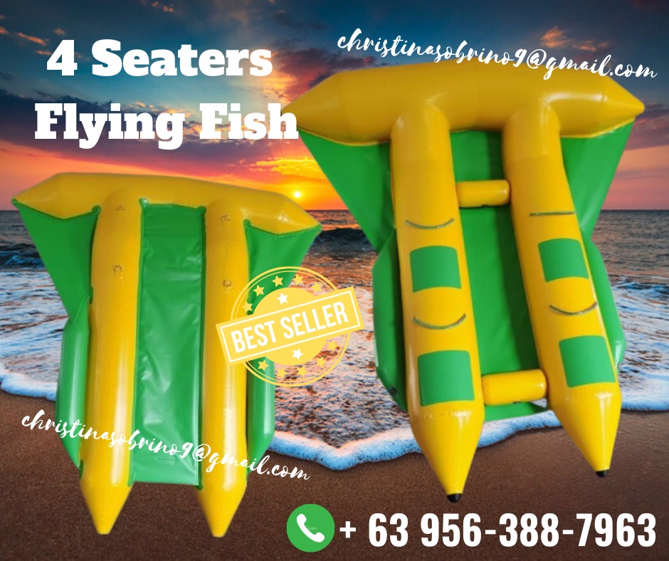 Inflatable Flying Fish 4-Seaster Water Sport Equipment, Everything Else ...