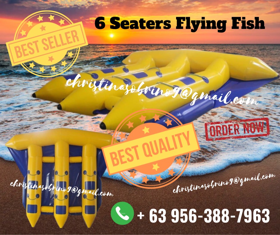 Inflatable Flying Fish 6-Seater Water Sport Equipment, Everything Else ...